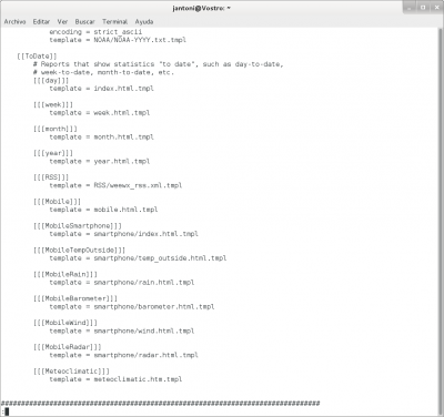 WeeWX y Meteoclimatic - Codex|Meteoclimatic
